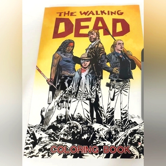 Walking Dead | Art | The Walking Dead Adult Coloring Book Art By ...